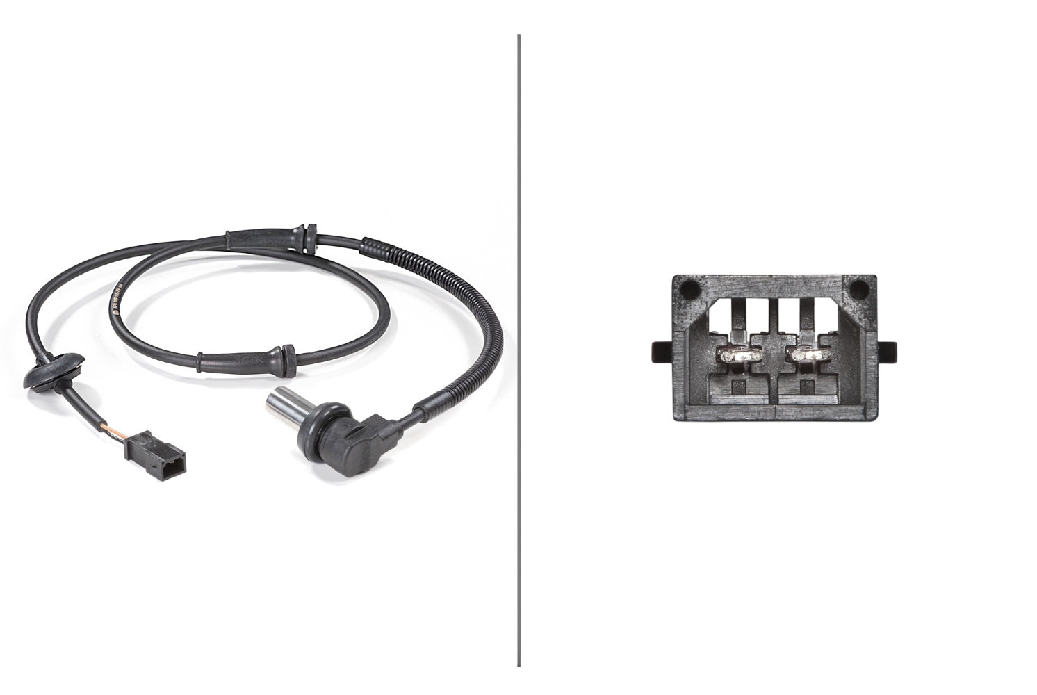 HELLA Sensor, wheel speed - 12V - 2-pin connector - Front Axle 6PU0091 ...