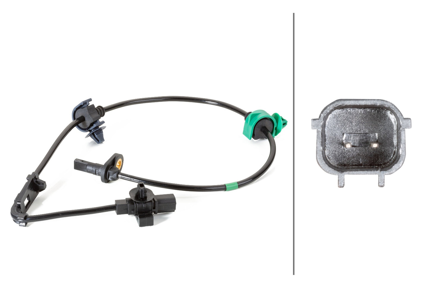 HELLA Sensor, wheel speed - 2-pin connector - Front Axle 6PU230040-101 ...