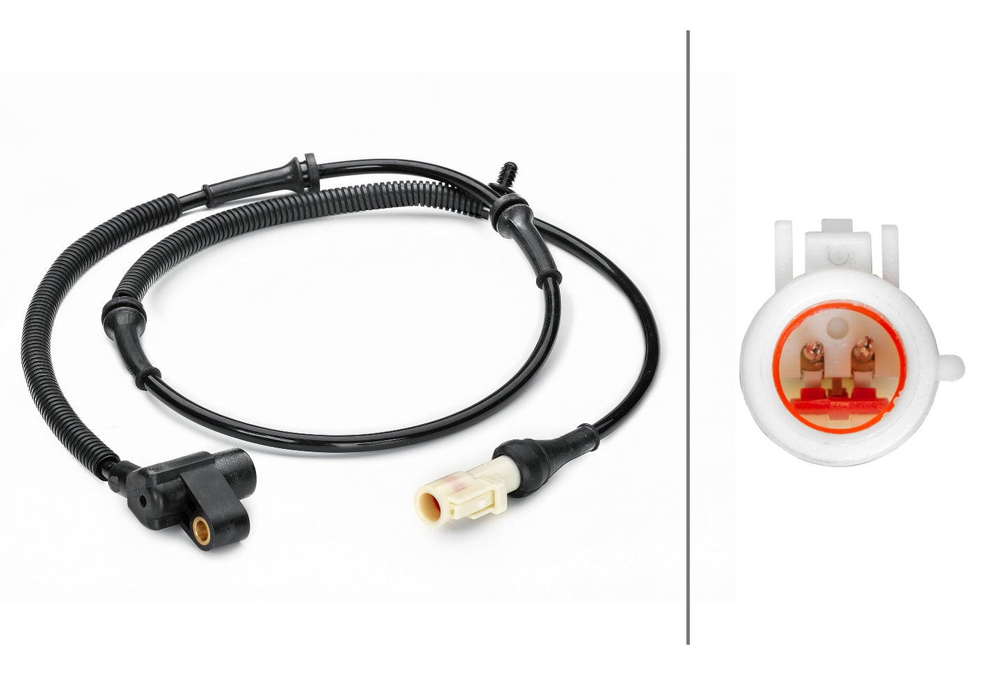 HELLA Sensor, wheel speed - 2-pin connector - Front Axle 6PU230040-361 ...