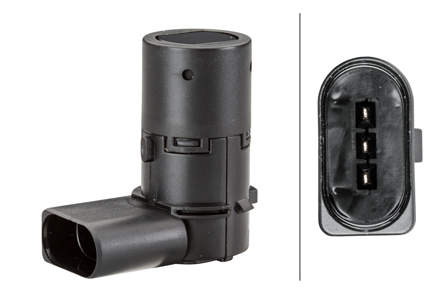 HELLA Sensor, park distance control - angled - 3-pin connector - Plugg ...