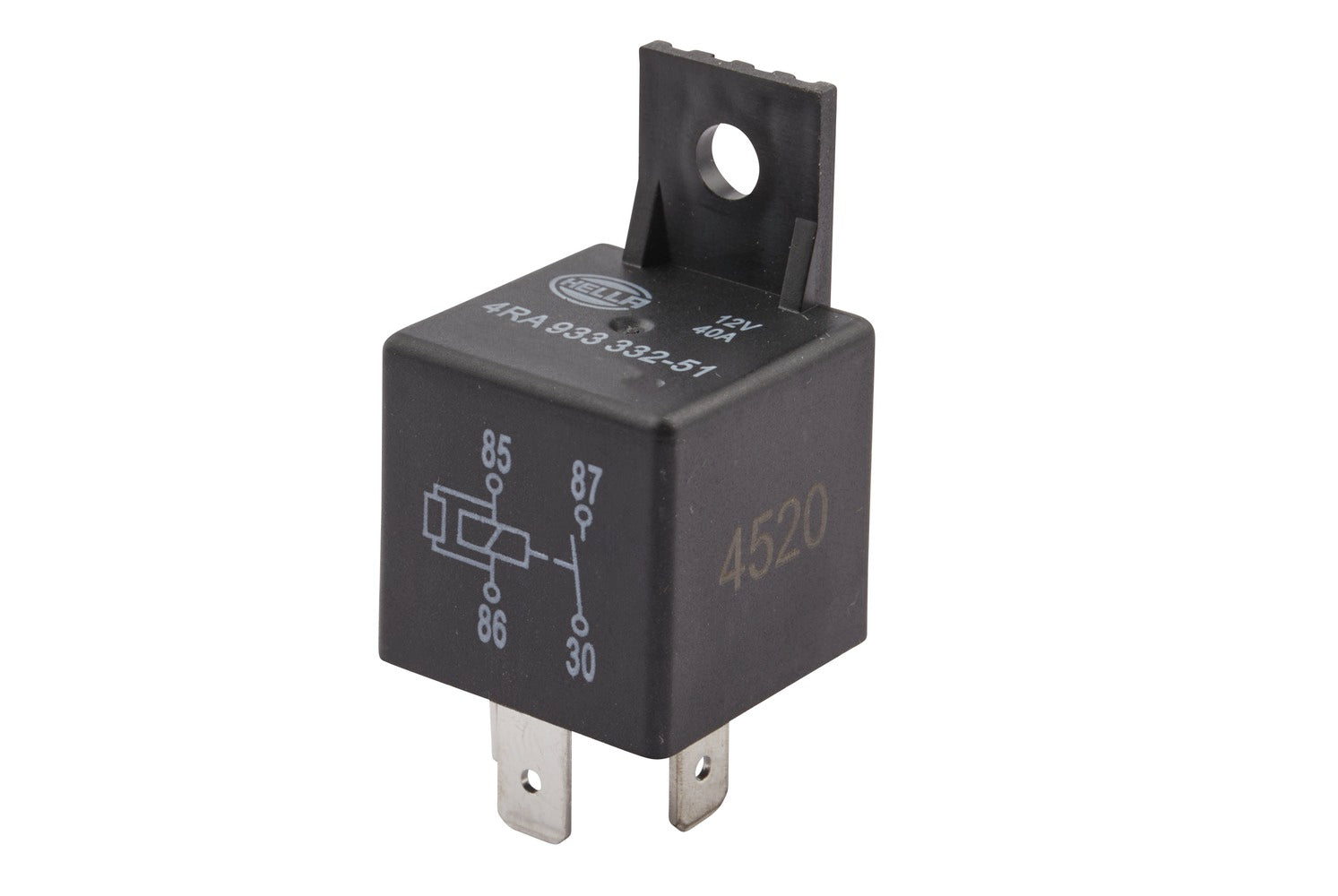 HELLA Relay, main current - 12V - 4-pin connector - S2 - B 4RA933332-5 ...