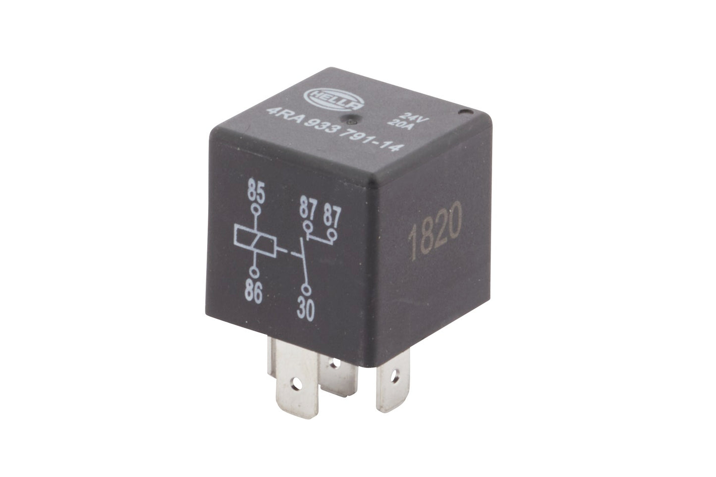 HELLA Relay, main current - 24V - 5-pin connector 4RA933791-141 ...