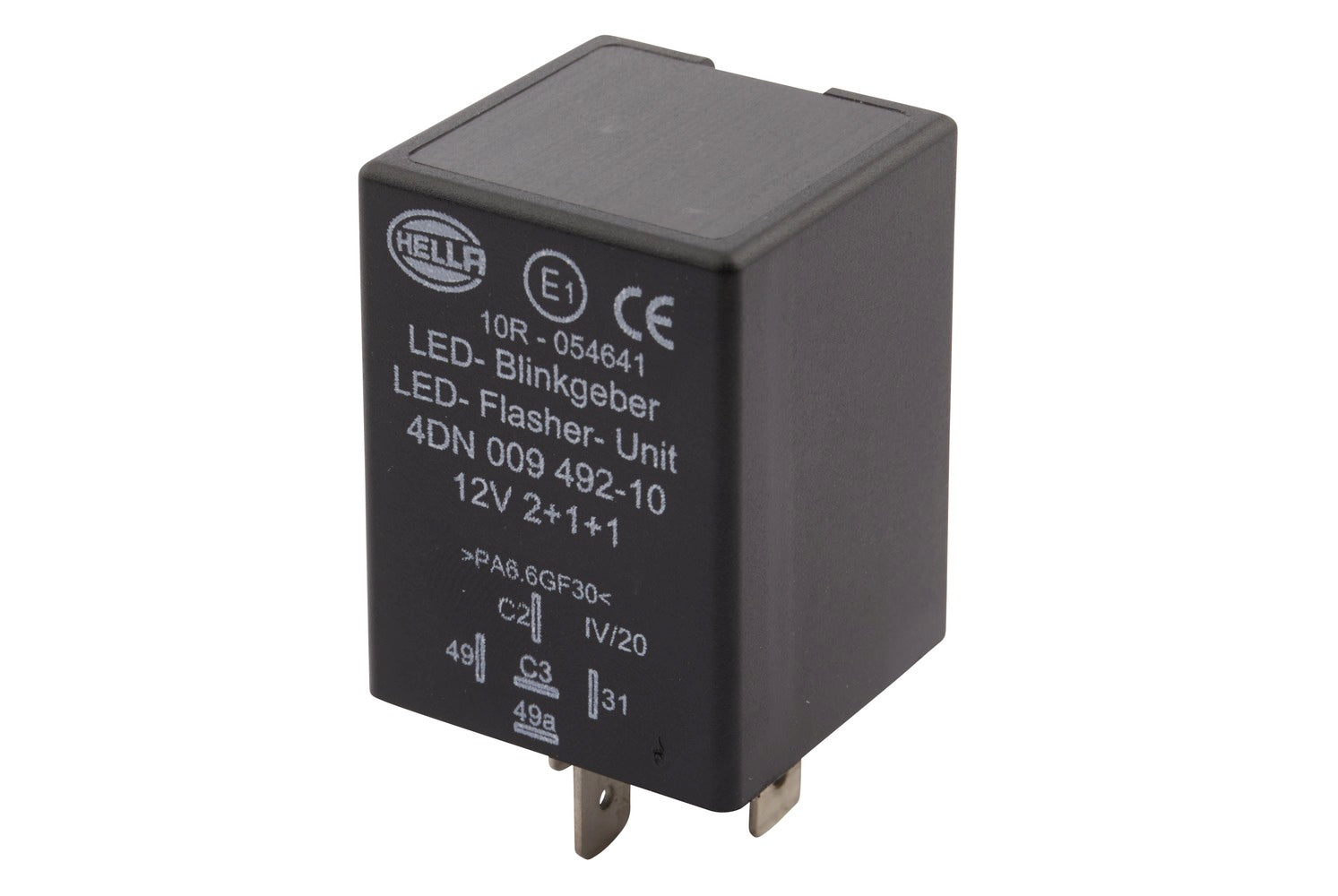 HELLA Flasher Unit - 12V - 5-pin connector 4DN009492-101 – Shop4AllParts