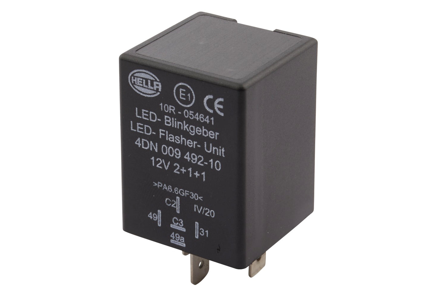 HELLA Flasher Unit - 12V - 5-pin connector 4DN009492-101 – Shop4AllParts