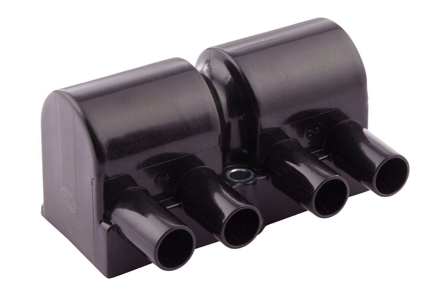 HELLA Ignition Coil - 12V - 4-pin connector - Bolted 5DA193175-581 ...