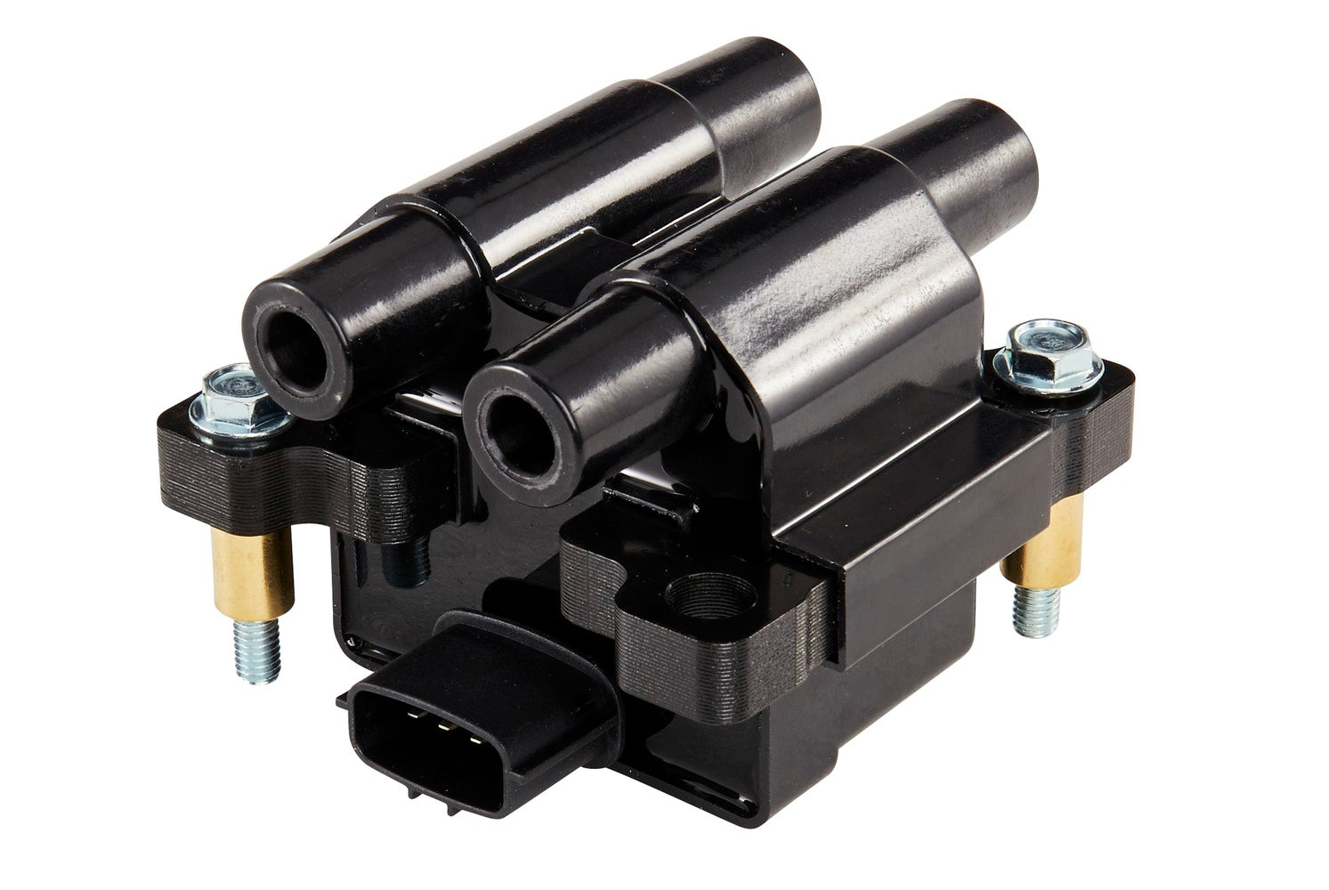 HELLA Ignition Coil - 4-pin connector - Bolted 5DA358057-841 ...