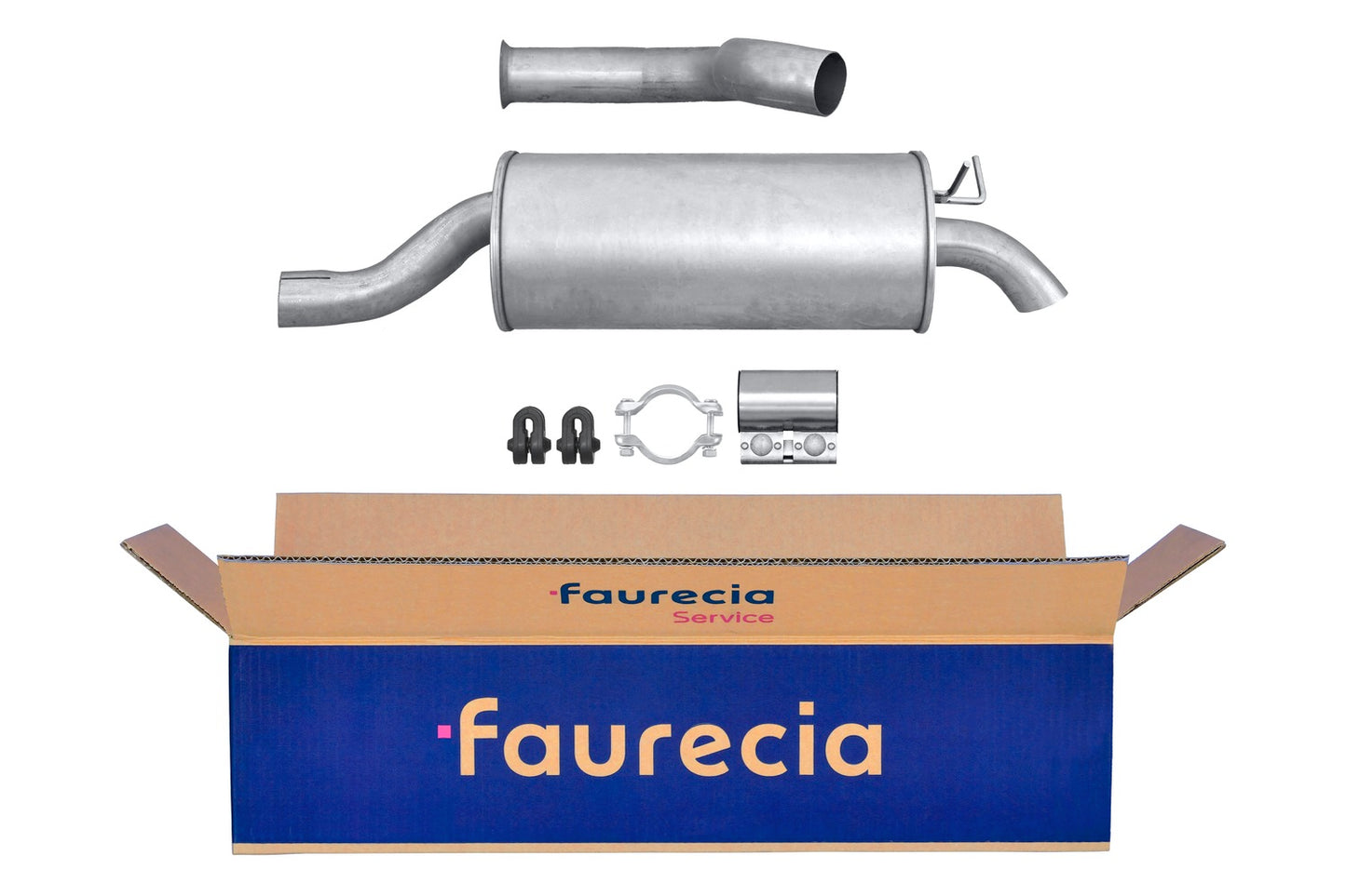 Rear Muffler - Easy2Fit® Kit - for e.g. RENAULT LAGUNA I Grandtour ...