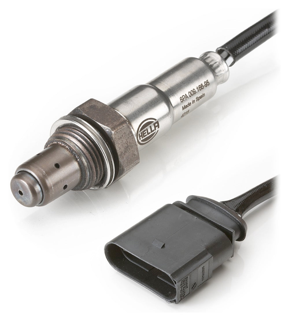 HELLA Oxygen sensor - 4-pin connector - before catalytic converter 6PA ...
