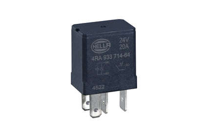 HELLA Relay, main current - 24V - 4-pin connector 4RA933714-641 ...