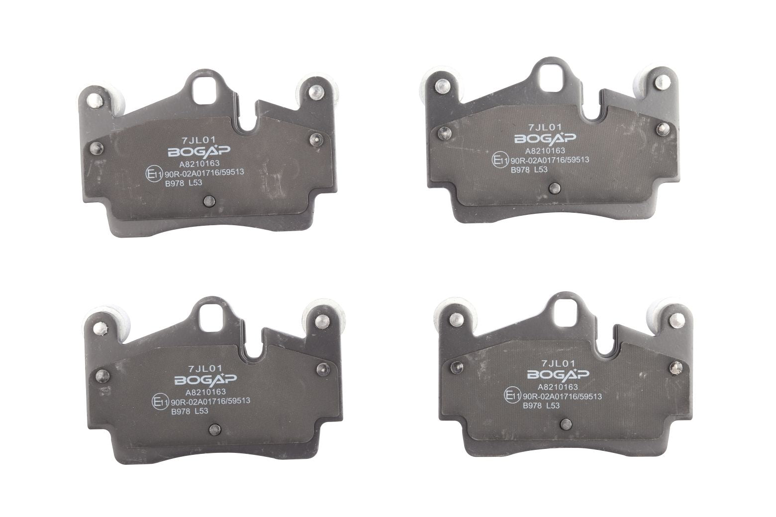 BOGAP Premium Brake Pad Set for disc brake A8210163 – Shop4AllParts