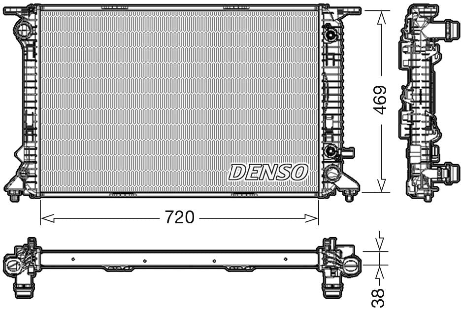 Denso Radiator DRM02023 – Shop4AllParts